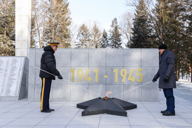 Спикер ЗС ЕАО Роман Бойко: После реконструкции мемориала в сквере Победы Биробиджана вновь ...